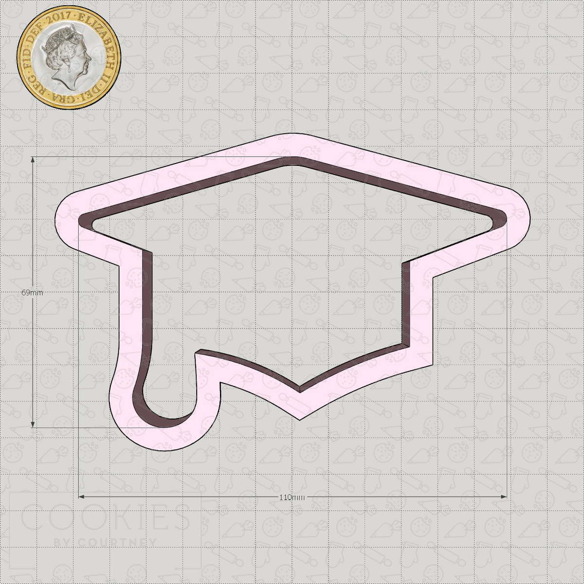 Graduation Cap – Cookies by Courtney